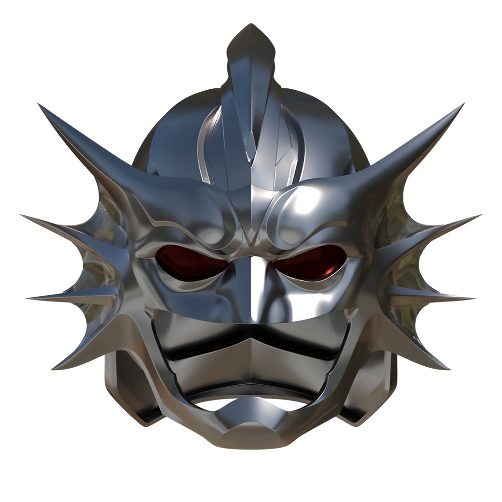 Ocean Master Helmet - 3D Print Model – Wireframe
