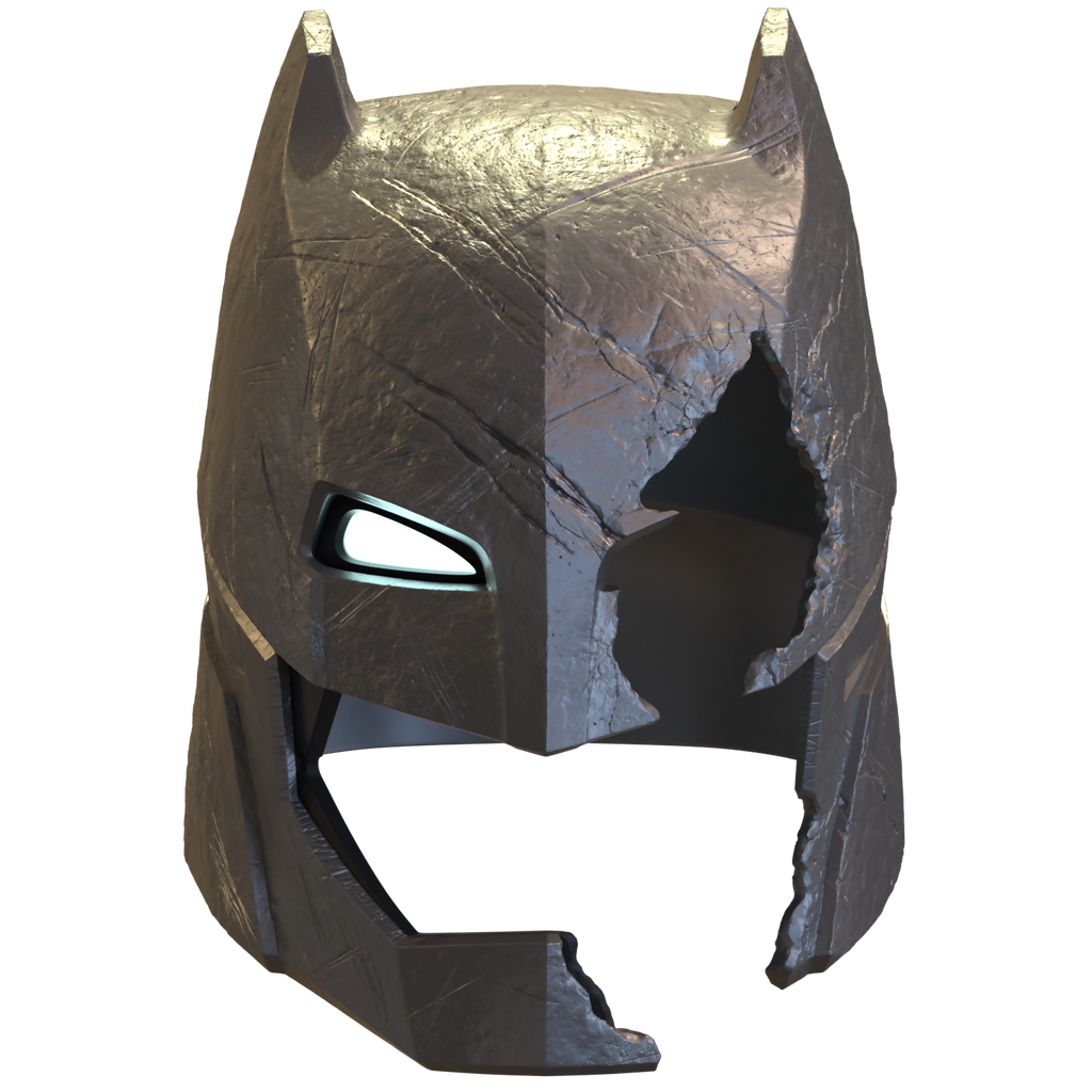 Armored Batman Helmet Batman v Superman - 3D Print Model – Wireframe