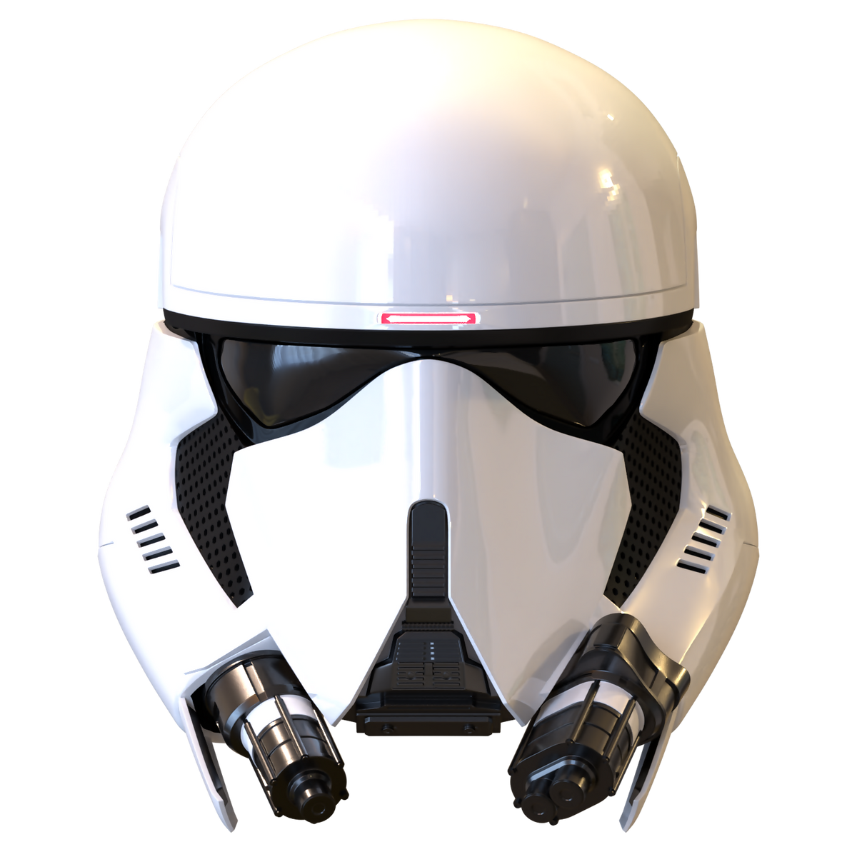 Concept First Order Stormtrooper Helmet - 3D Print Model – Wireframe