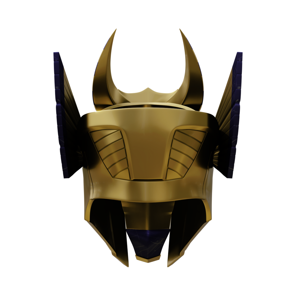 Star Lord Eyes of Osiris Helmet - 3D Print Model – Wireframe