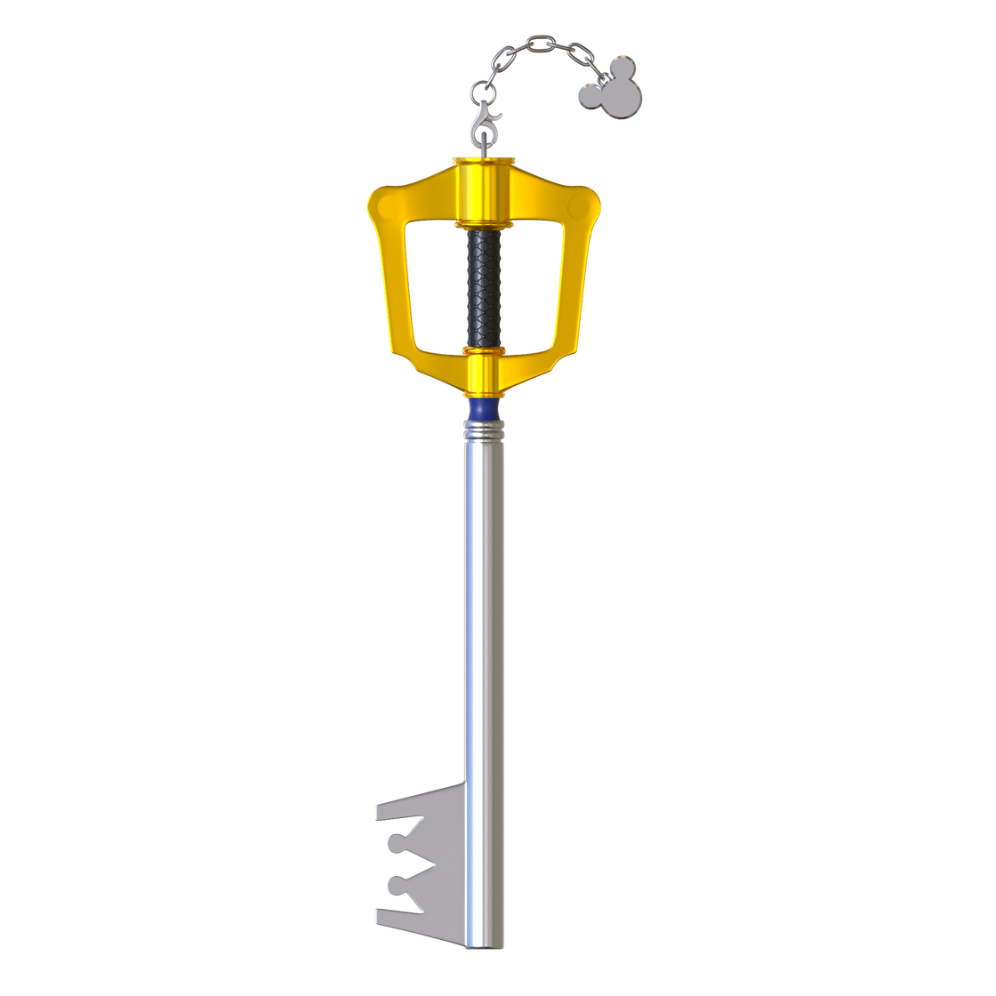 Kingdom Key Keyblade - 3D Print Model – Wireframe