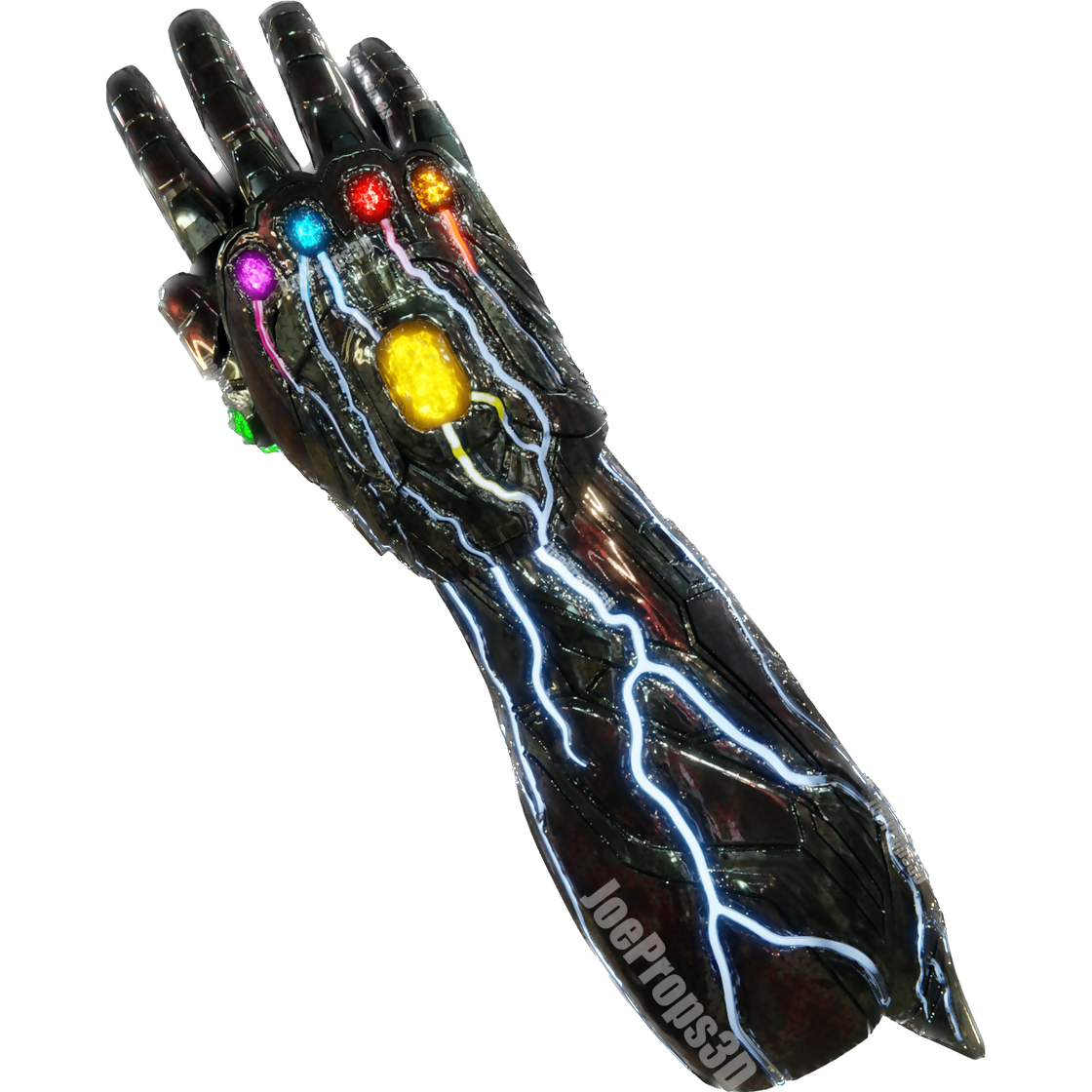 3D Printable Iron Man Nano Gauntlet STL File - JP3D – Wireframe