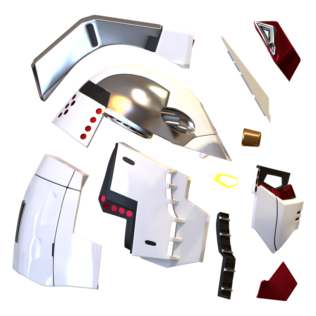 Gundam RX-78-2 Helmet - 3D Print Model – Wireframe