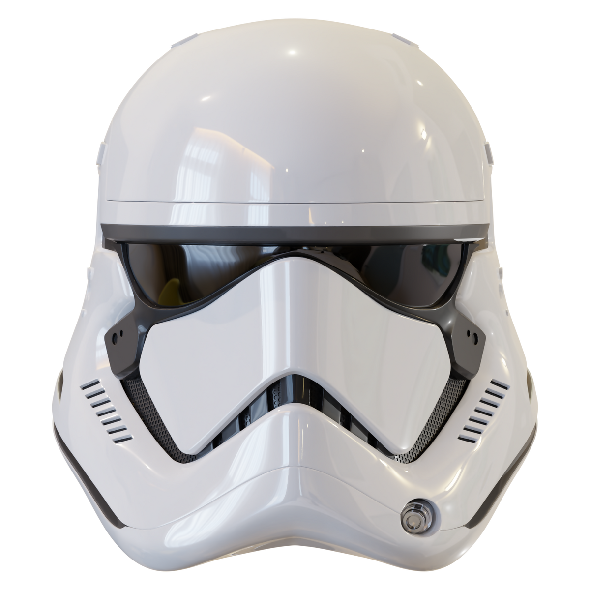 Episode VIII First Order Stormtrooper Helmet - 3D Print Model – Wireframe