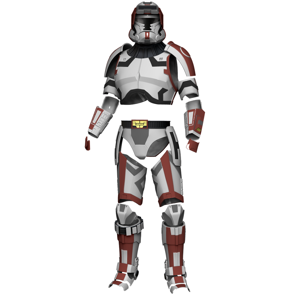 Havoc squad armor – Wireframe