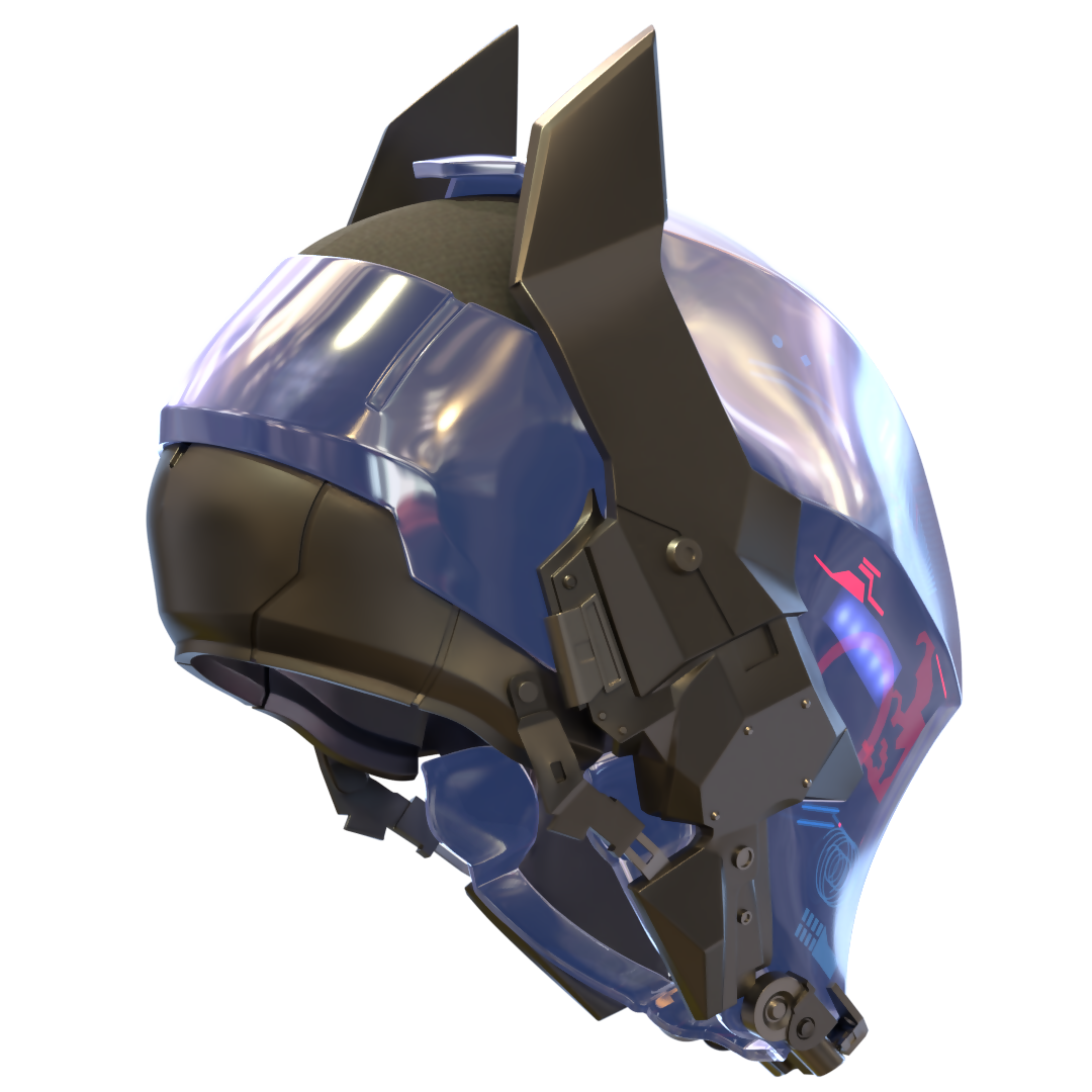 Arkham Knight Helmet - 3D Print Model – Wireframe