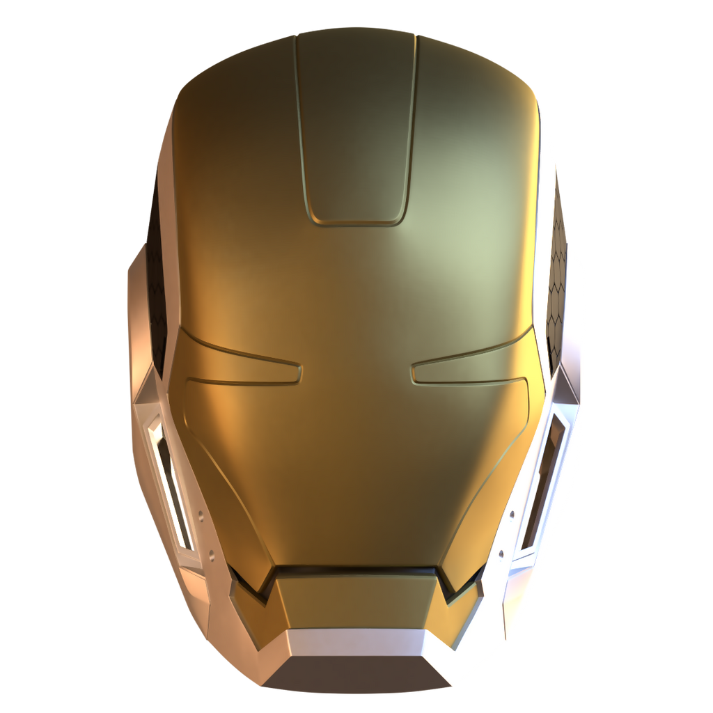 VEK3D Ironman Mark 39 Starboost Helmet File – Wireframe