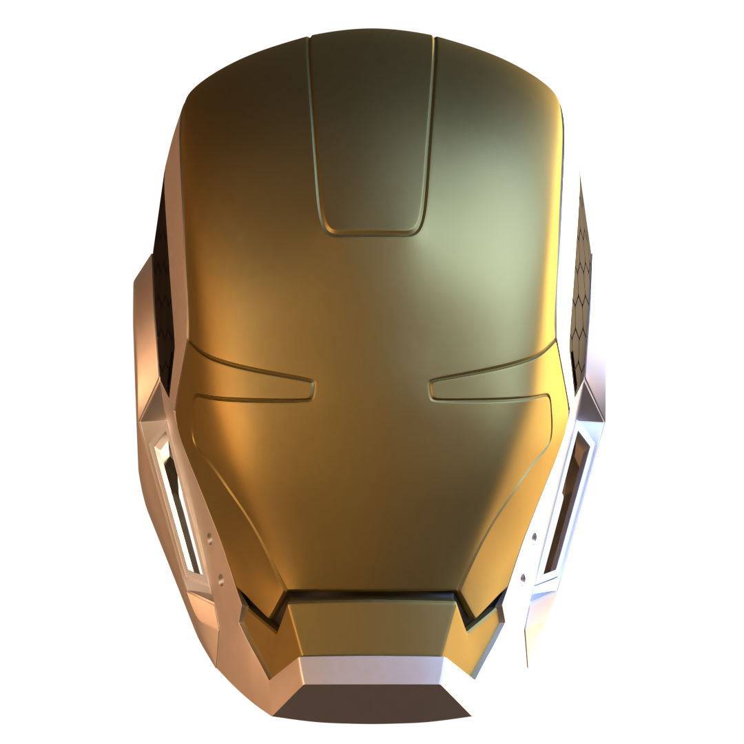 VEK3D Ironman Mark 39 Starboost Helmet File – Wireframe