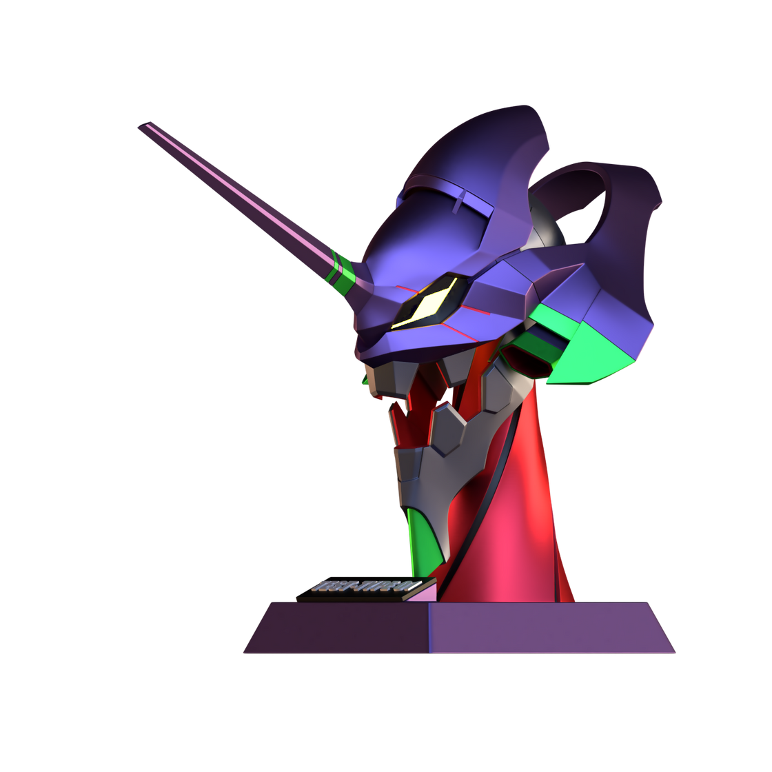 EVA Test Type 1 Mech - 3D Print Model – Wireframe