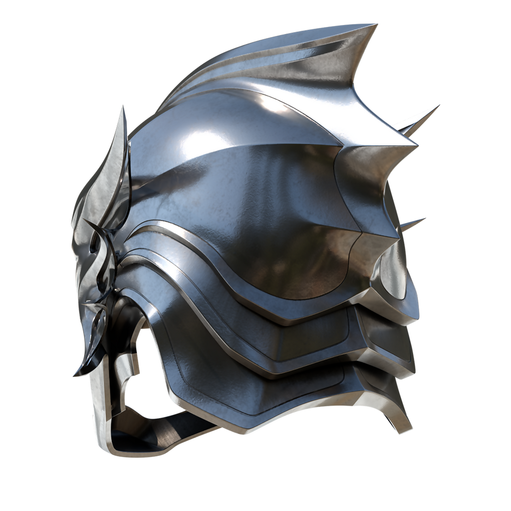 Ocean Master Helmet - 3D Print Model – Wireframe