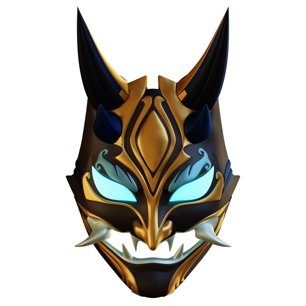 Genshin Impact Xiao Mask - 3D Print Model – Wireframe