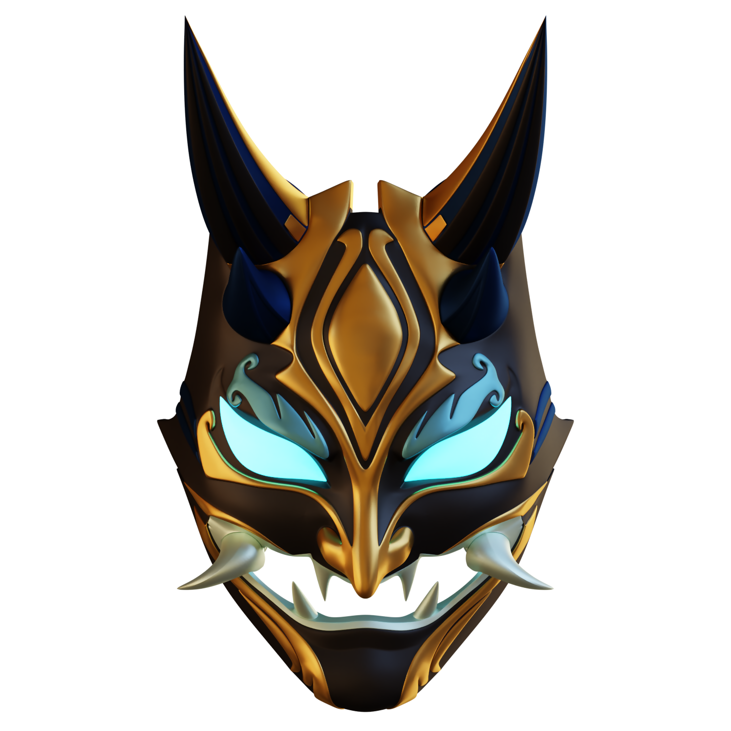 Genshin Impact Xiao Mask - 3D Print Model – Wireframe