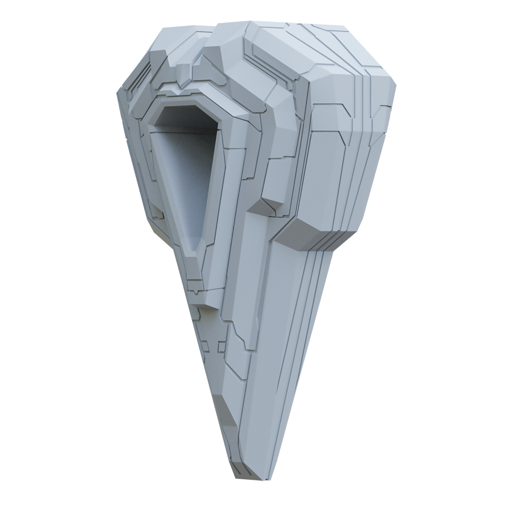 Halo The Series: "Keystone" Forerunner Artifact 3D Print Files – Wireframe