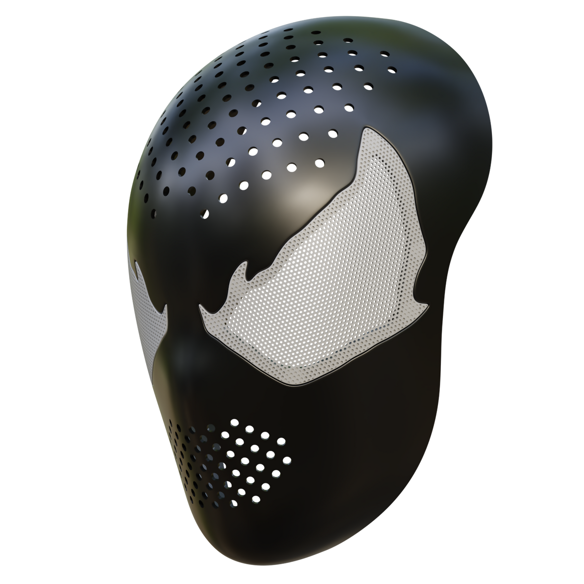 VEK3D Spider-Man Symbiote Fcaeshell File – Wireframe