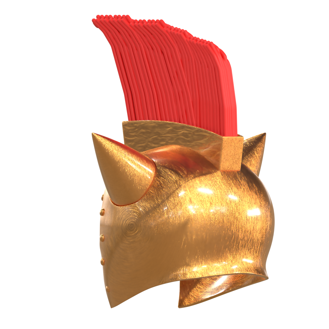 One Piece Lucy Tournament Helmet - 3D Print Model – Wireframe