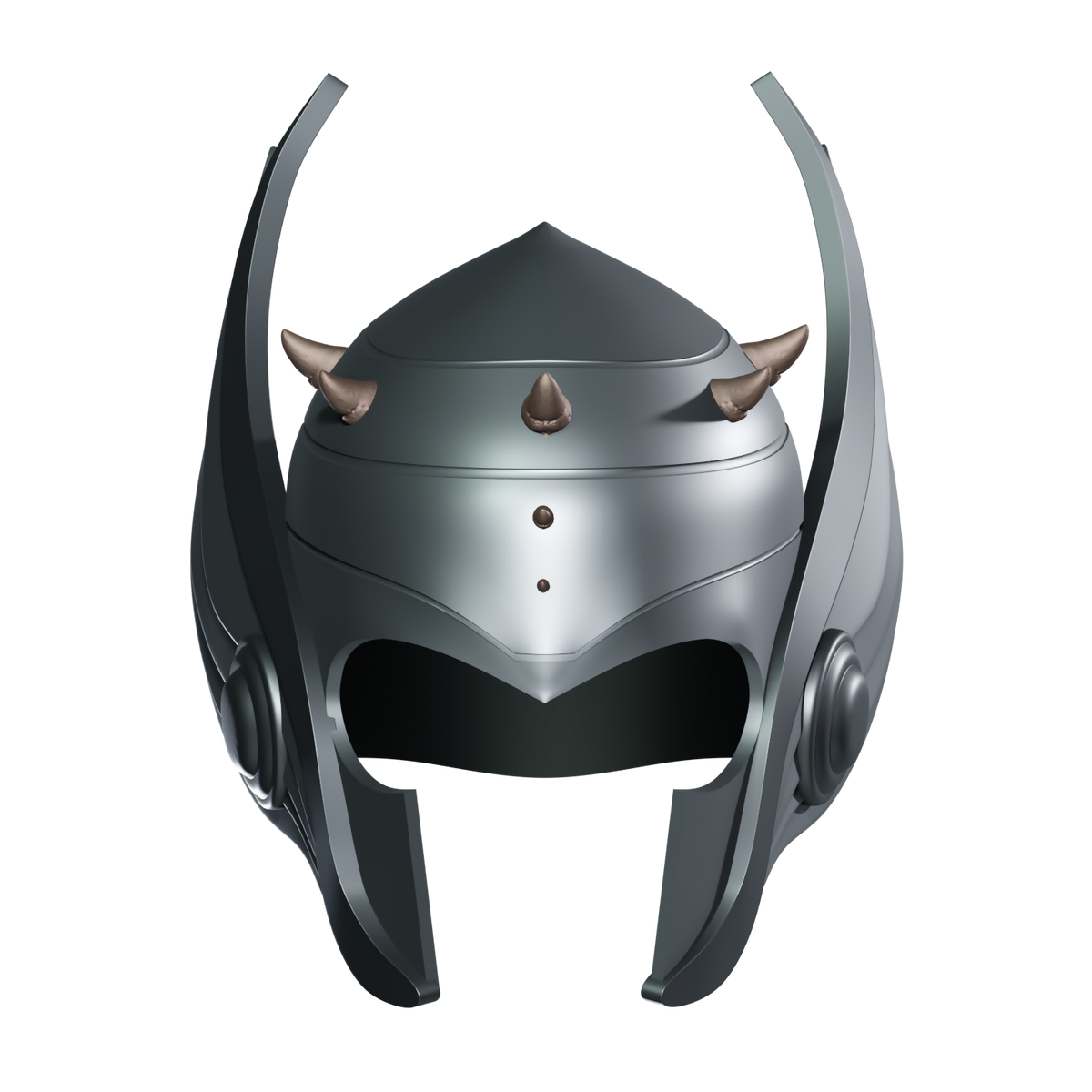 Old King Thor Helmet - 3D Print Model – Wireframe