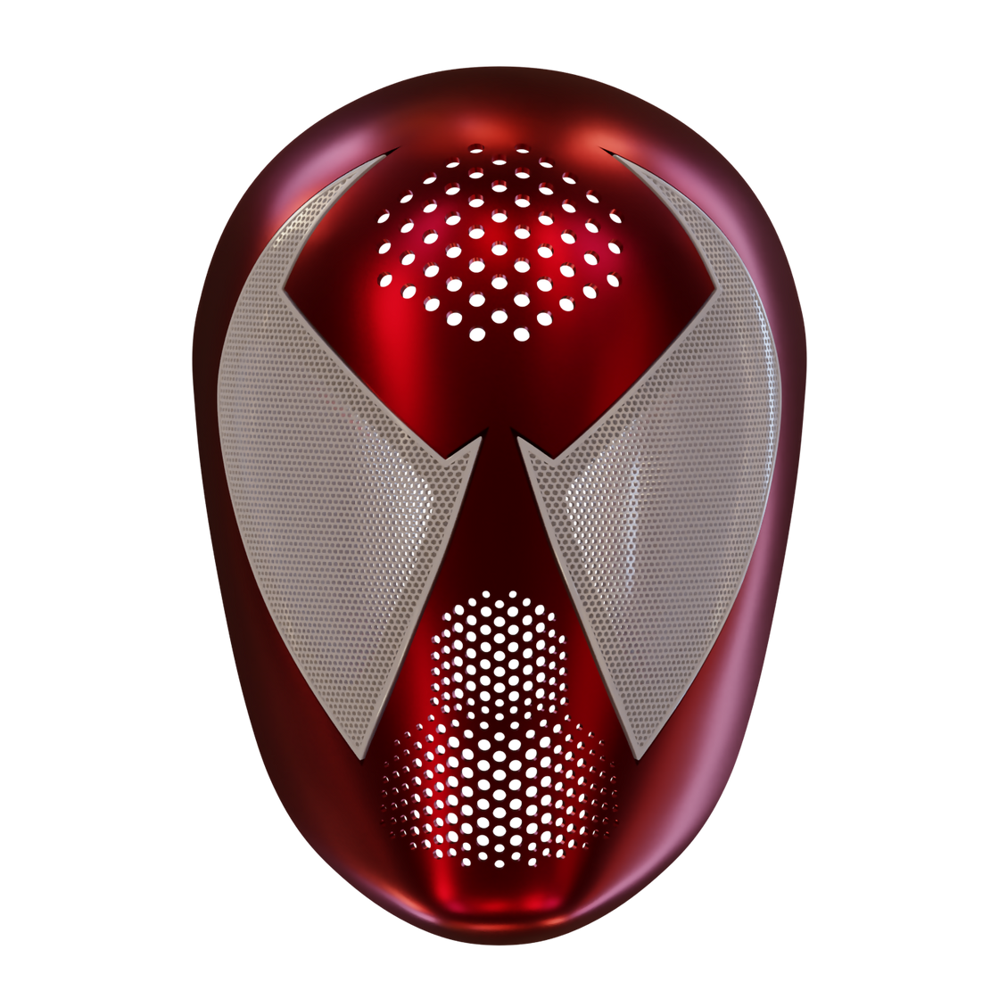 Scarlet Faceshell 3D Model – Wireframe