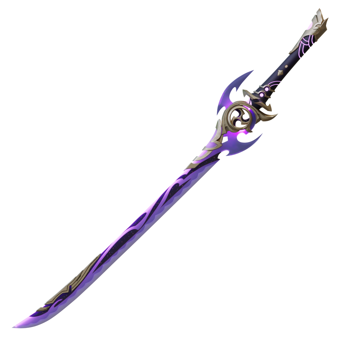 Genshin Impact Mistsplitter Reforged Sword - 3D Print Model – Wireframe