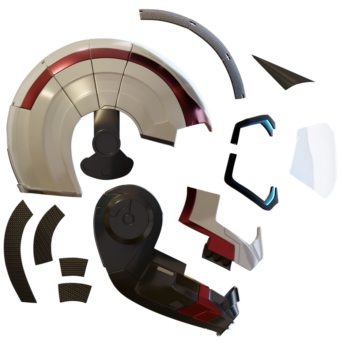 Ant Man Quantum Time Travel Helmet - 3D Print Model – Wireframe