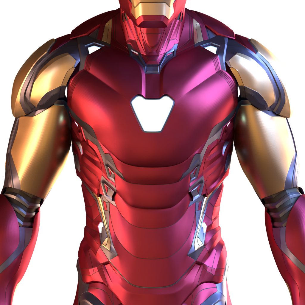 VEK3D Iron Man MK85 suit File – Wireframe
