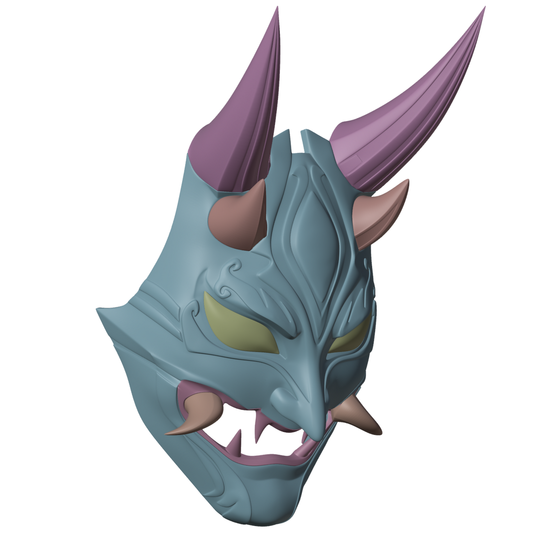 Genshin Impact Xiao Mask - 3D Print Model – Wireframe