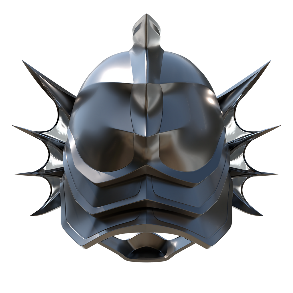 Ocean Master Helmet - 3D Print Model – Wireframe