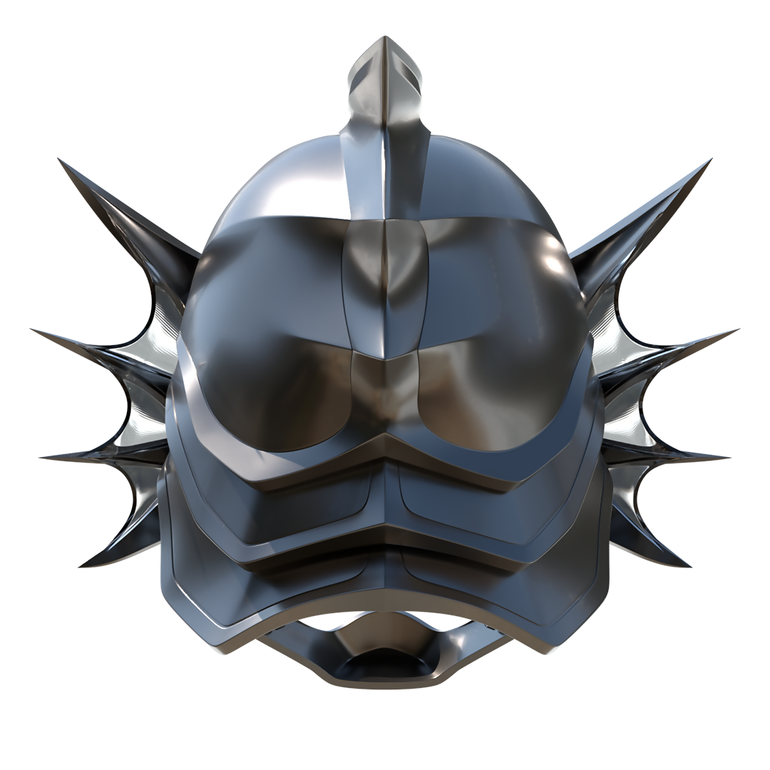 Ocean Master Helmet - 3D Print Model – Wireframe