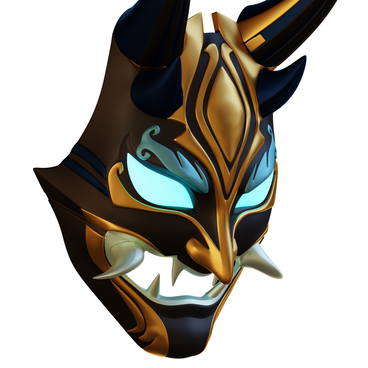 Genshin Impact Xiao Mask - 3D Print Model – Wireframe