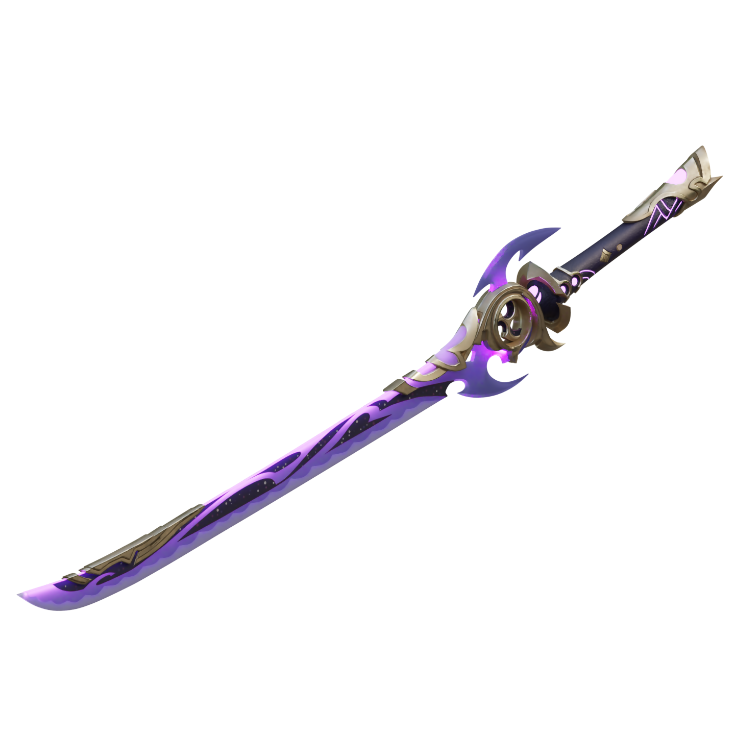 Genshin Impact Mistsplitter Reforged Sword - 3D Print Model – Wireframe