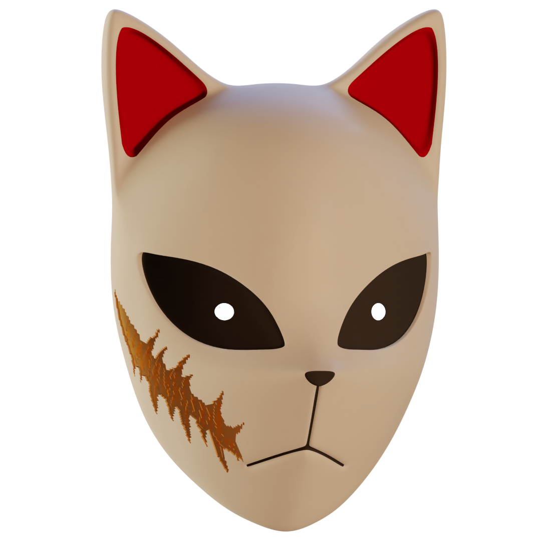 Demon Slayer Sabito Mask - 3D Print Model – Wireframe
