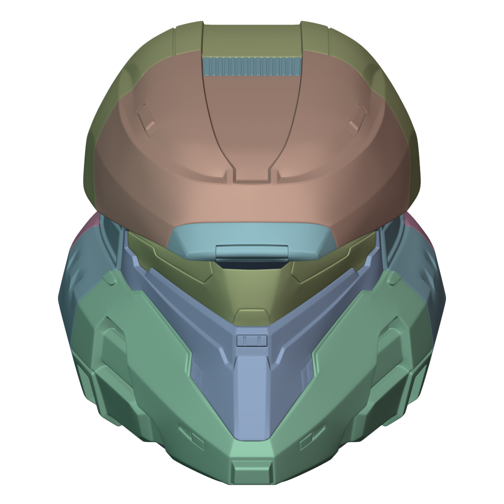 Halo Celox Mk7 Core Helmet 3d Print Model Wireframe
