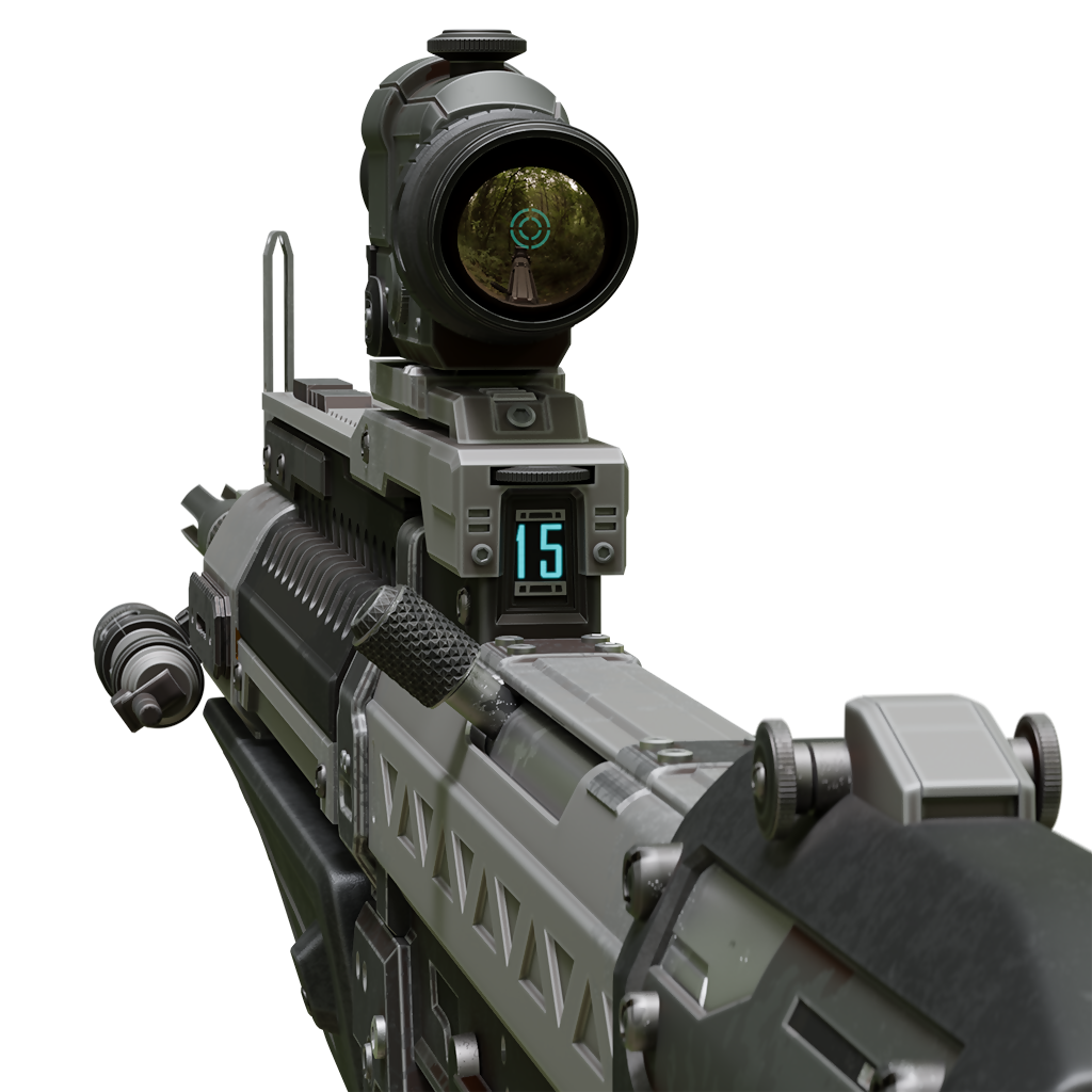 Halo Reach DMR 3D Print Files – Wireframe