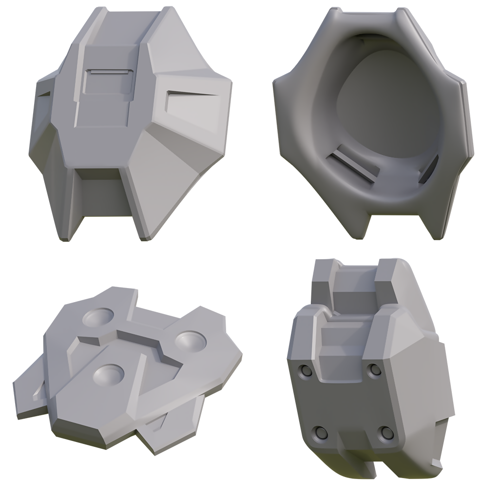 Halo Infinite Master Chief Base Armor 3D Print Files – Wireframe