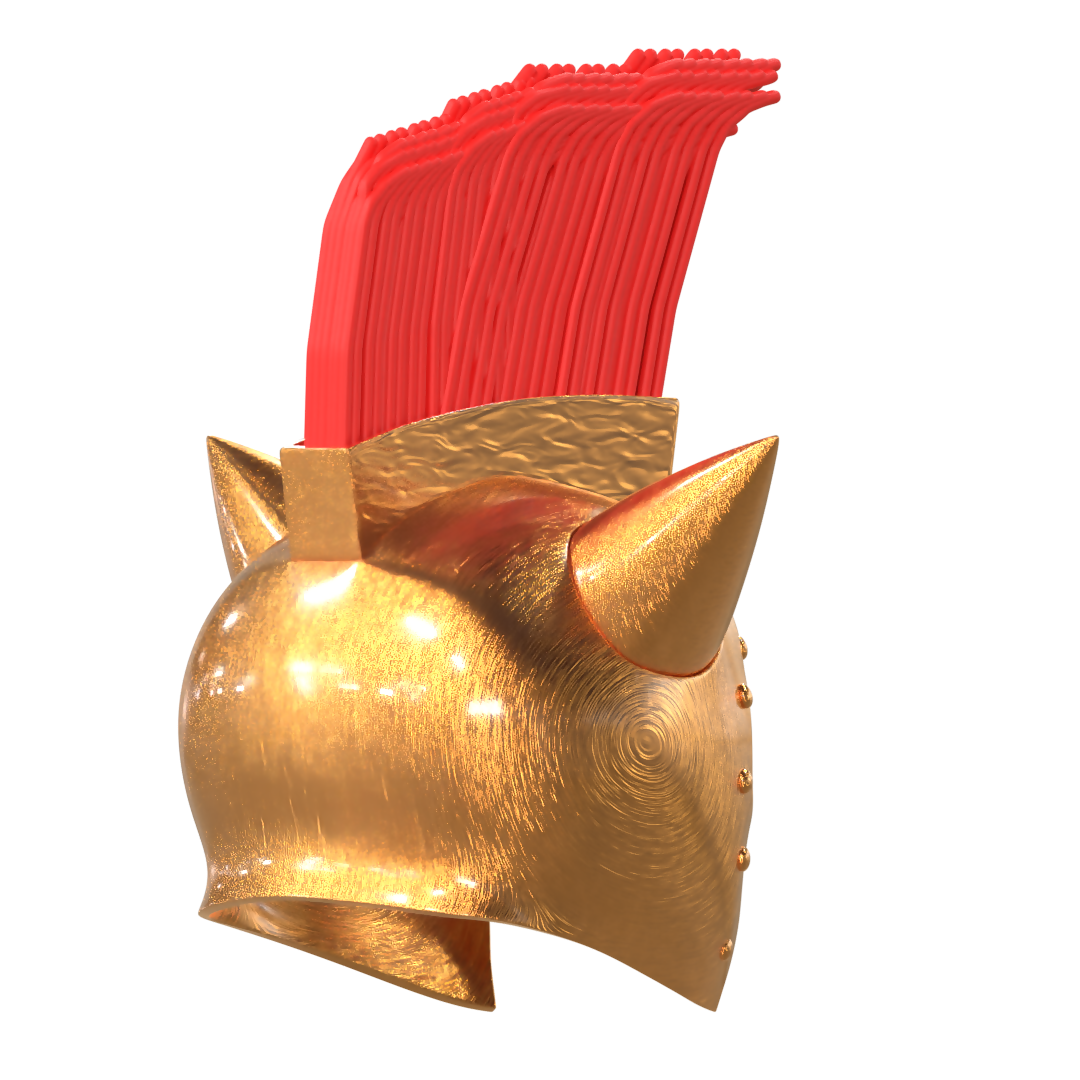 One Piece Lucy Tournament Helmet - 3D Print Model – Wireframe