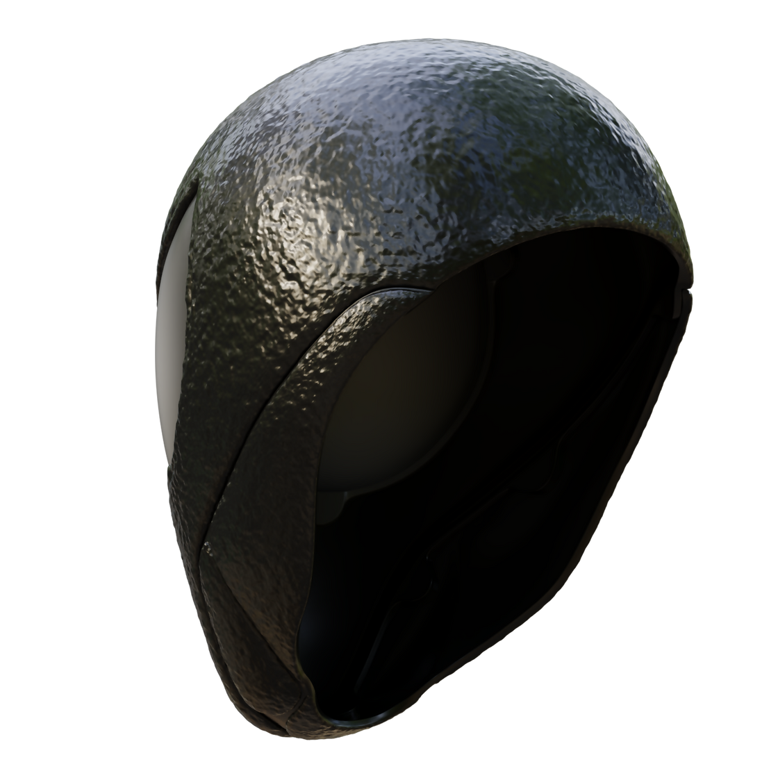 VEK3D Spider-Man Black Suit helmet File – Wireframe