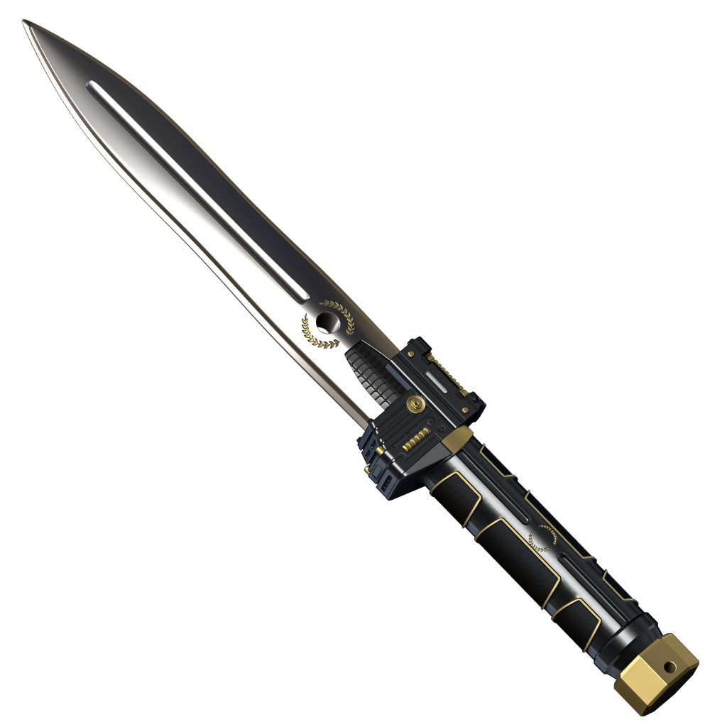 Roman infantry dagger – Wireframe