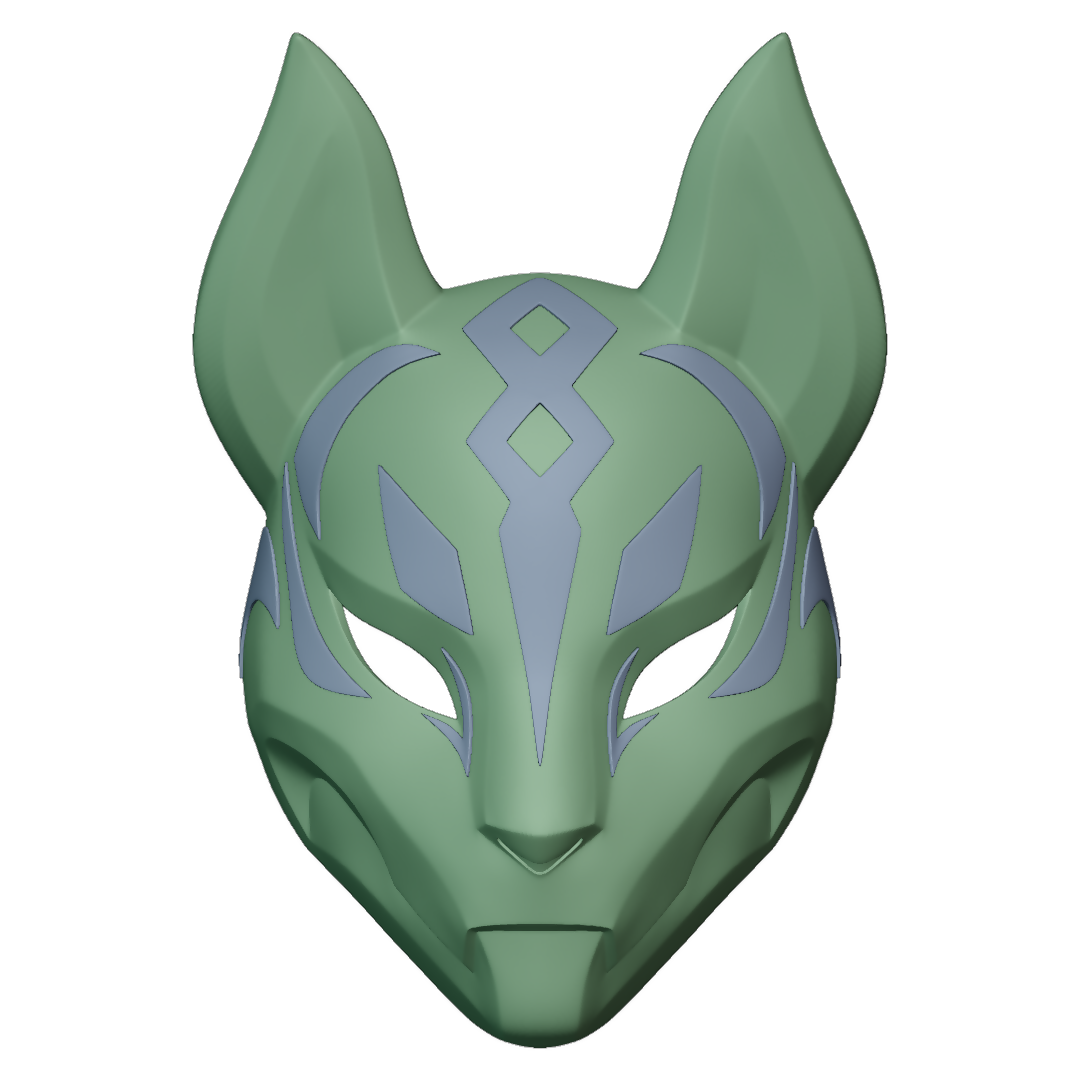 Fortnite Drift Mask - 3D Print Model – Wireframe