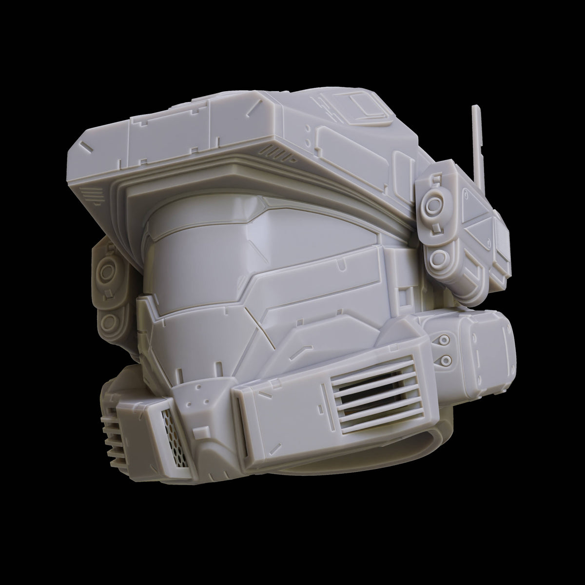 Halo The Series "Riz" Elite Series Helmet 3D Print Files – Wireframe