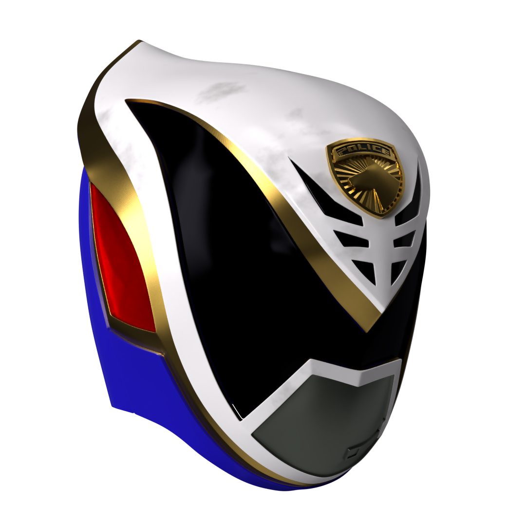 SPD Omega Ranger Helmet - 3D Print Model – Wireframe