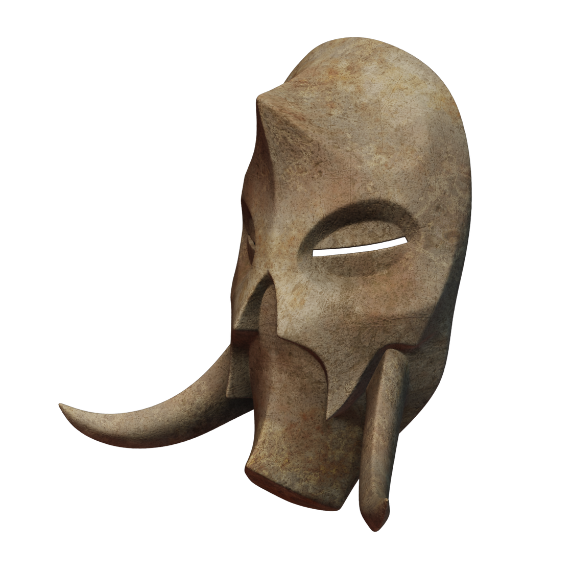 Skyrim Dragon Priest Konahrik Mask - 3D Print Model – Wireframe