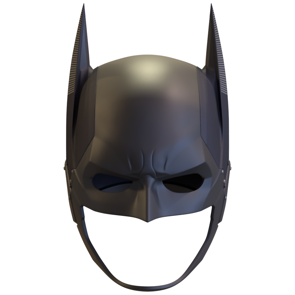 Ben Affleck Concept Batman Cowl - 3D Print Model – Wireframe