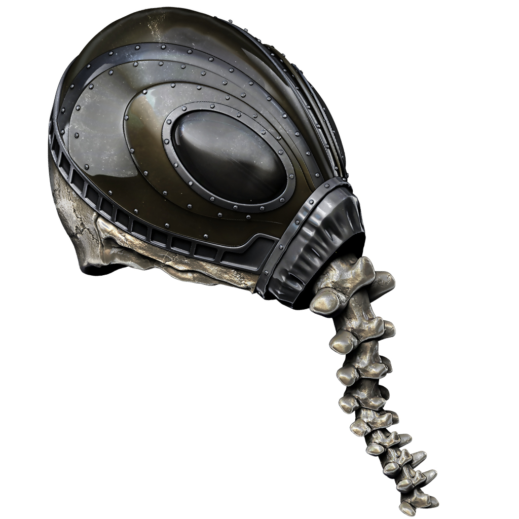 Sandman Dream Helmet - 3D Print Model – Wireframe