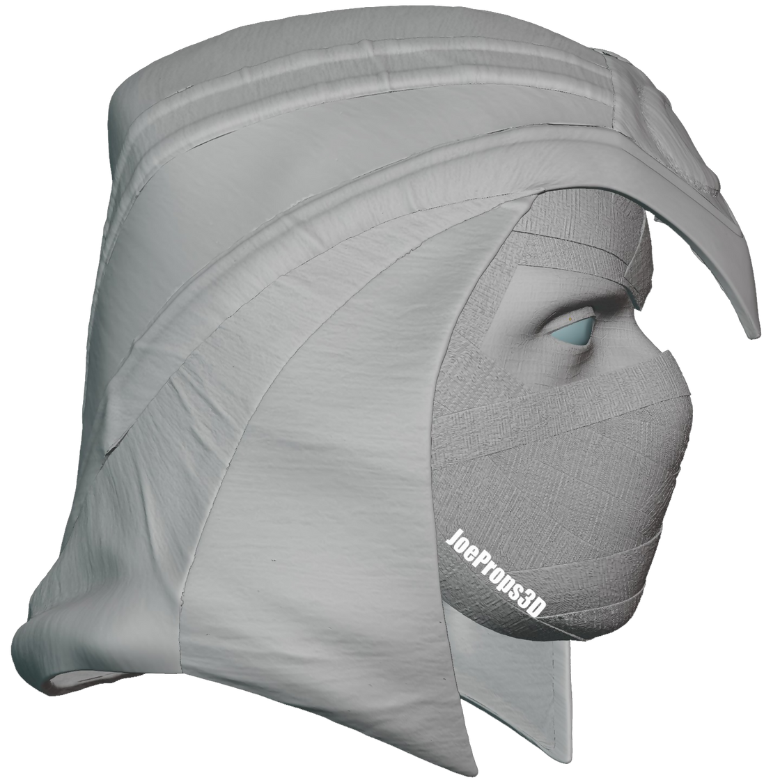 3D Printable Moon Knight Head STL File - JP3D – Wireframe