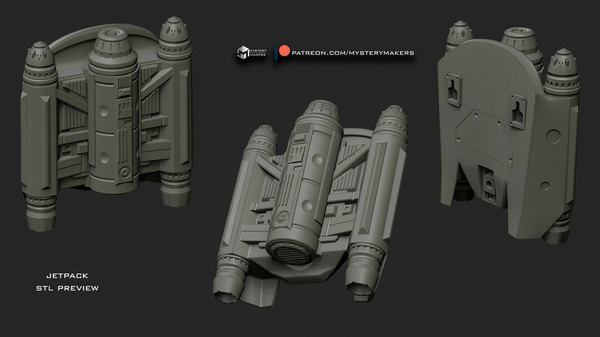Beebox Bounty Hunter Armor - 3D Print Model – Wireframe