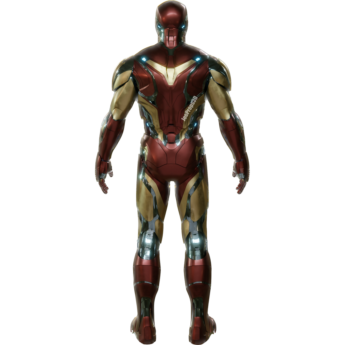 3D Printable Iron Man Mark 85 Full Suit STL File - JP3D – Wireframe