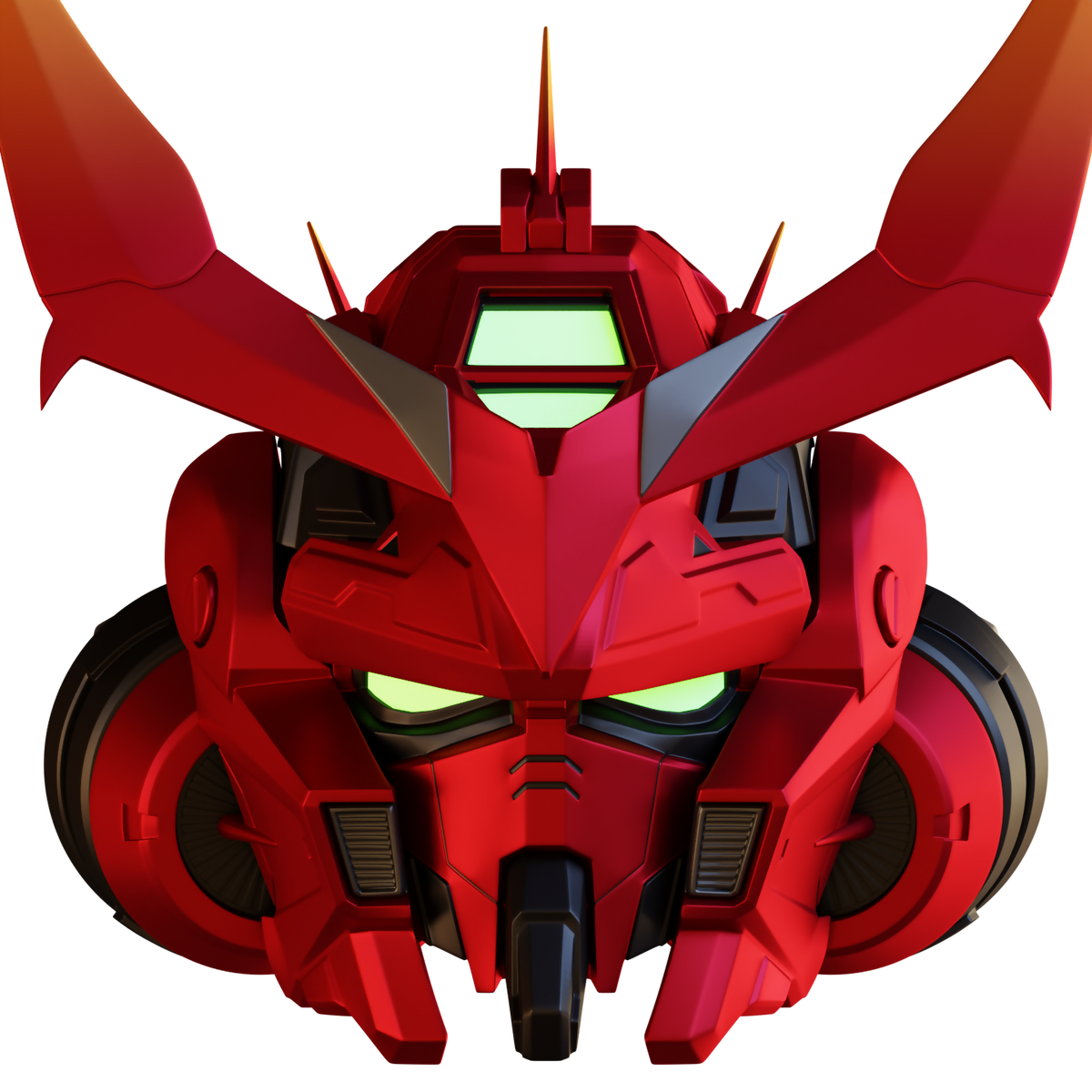 Gundam Astray Red Frame Helmet - 3D Print Model – Wireframe