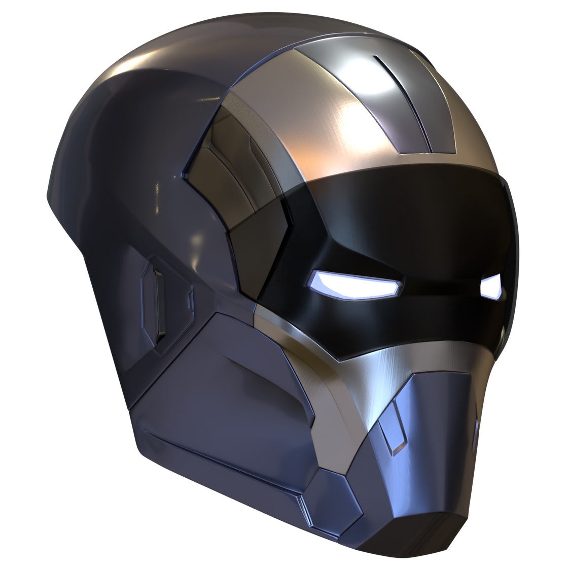 Motorized Walsh3D Ironman Mark 40 Shotgun Helmet 3D Print Model – Wireframe