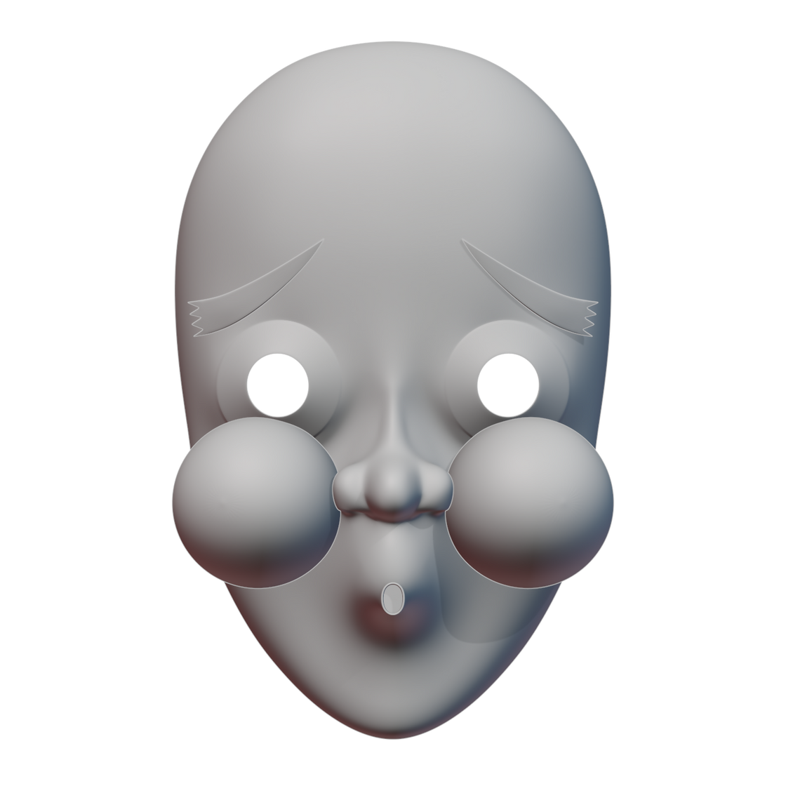 Demon Slayer Haganezuka Mask - 3D Print Model – Wireframe