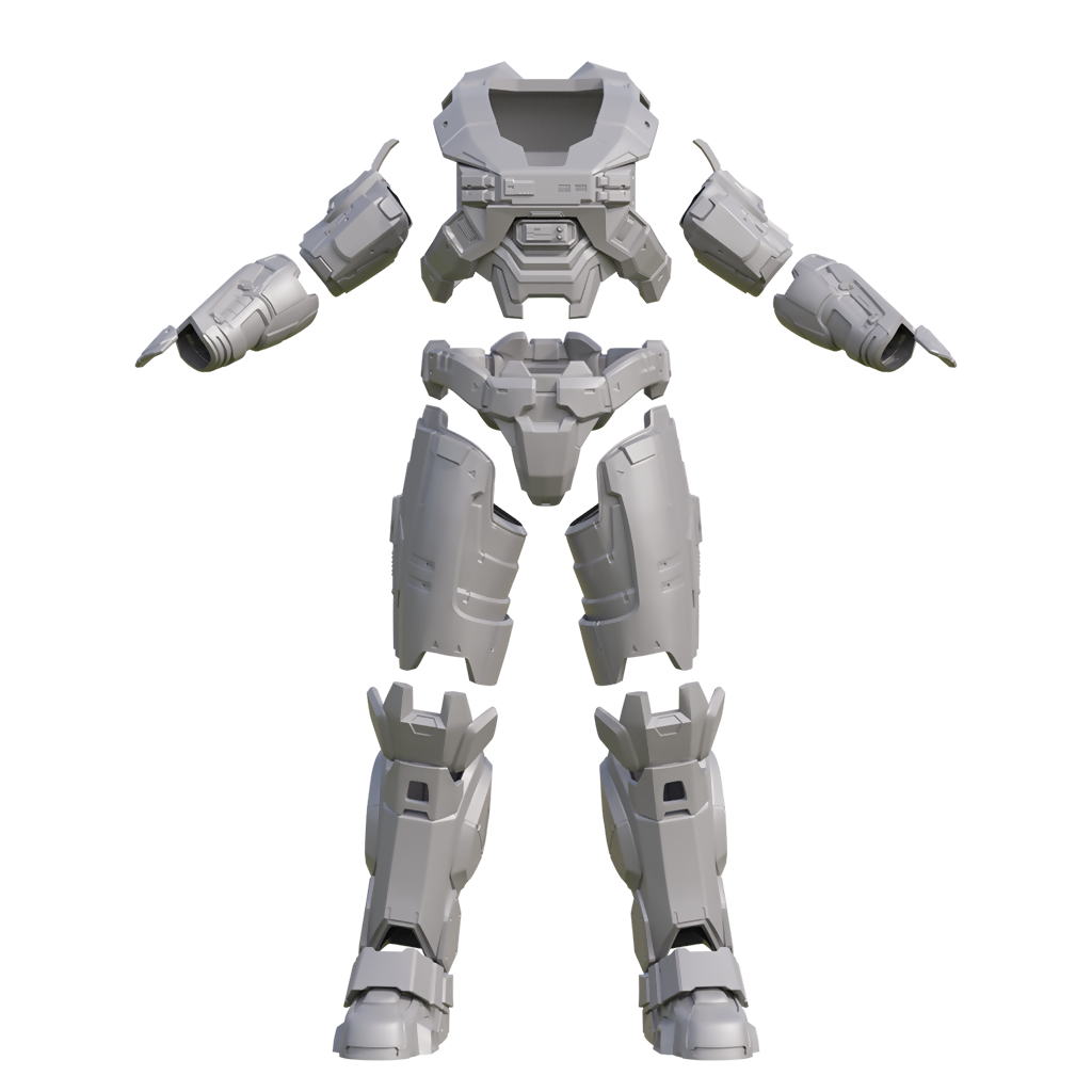 Halo Reach: MKVb Armor 3D Print Files – Wireframe