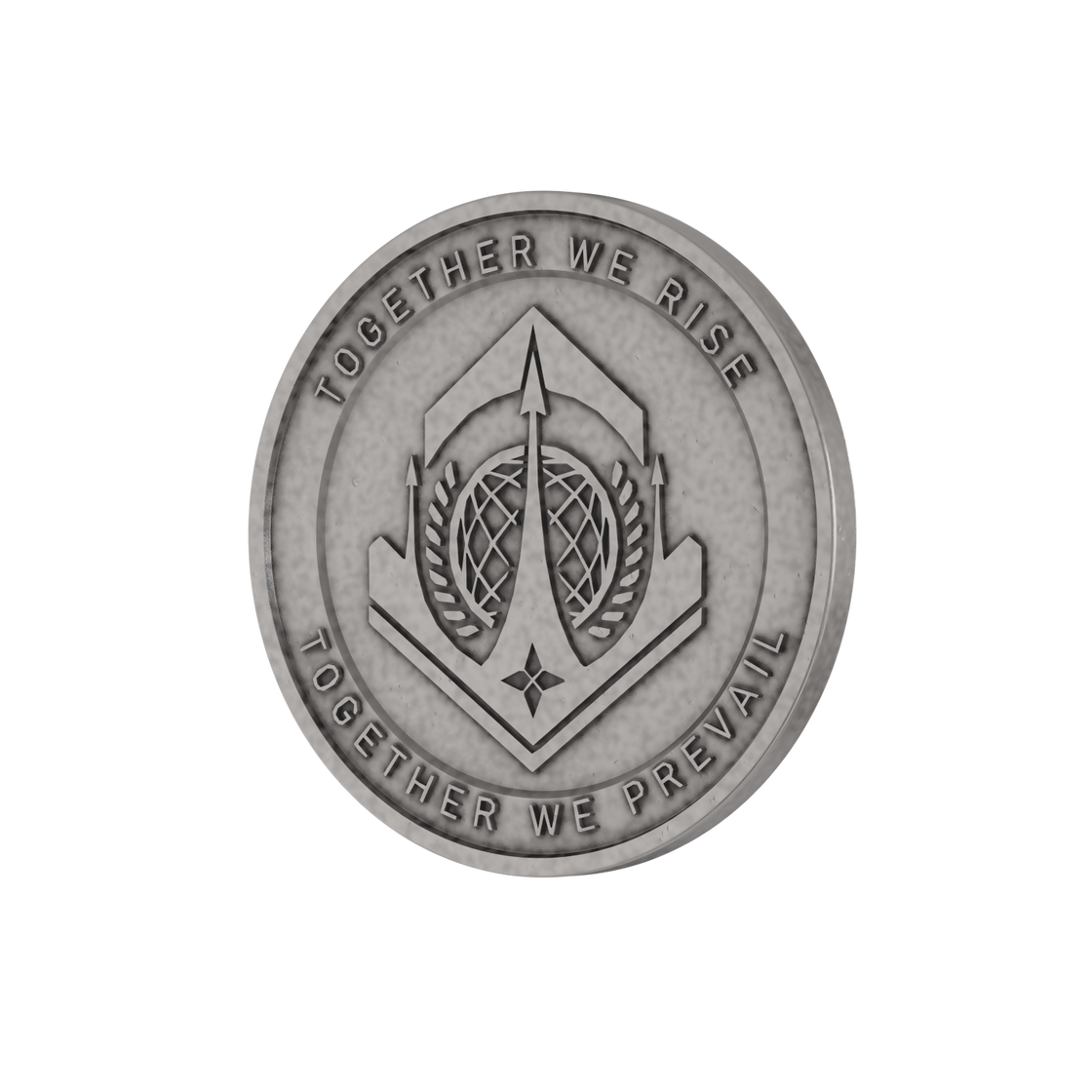 Halo The Series: UNSC Coin 3D Print File – Wireframe